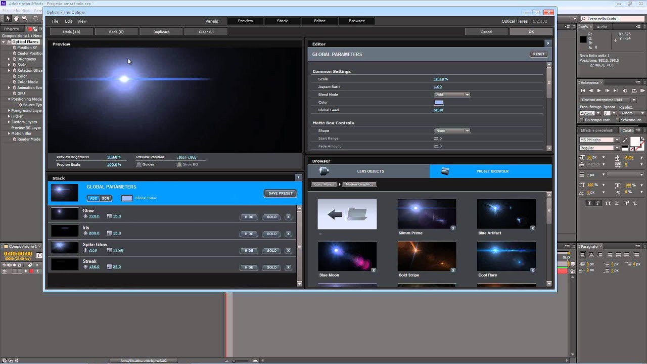 After Effects effetto spegnimento tv tutorial italiano - YouTube