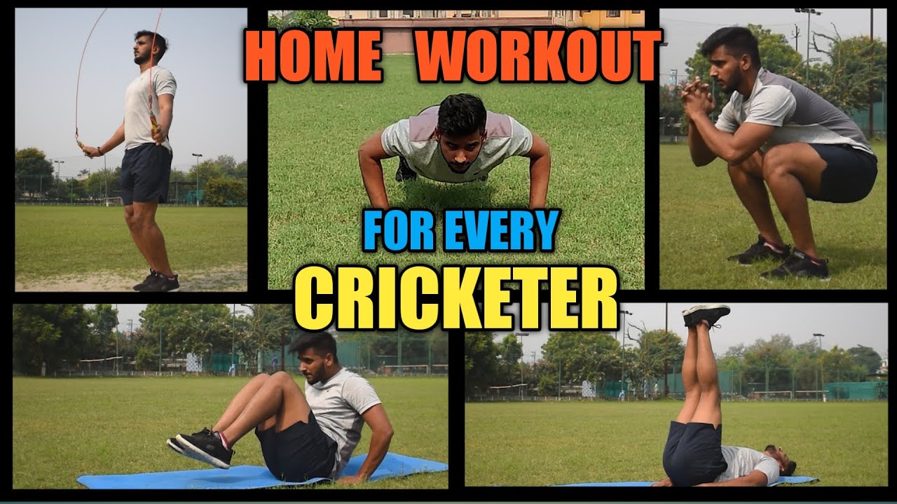 Best Home Workout For Cricketers | Strength Workout For Cricketers At ...
