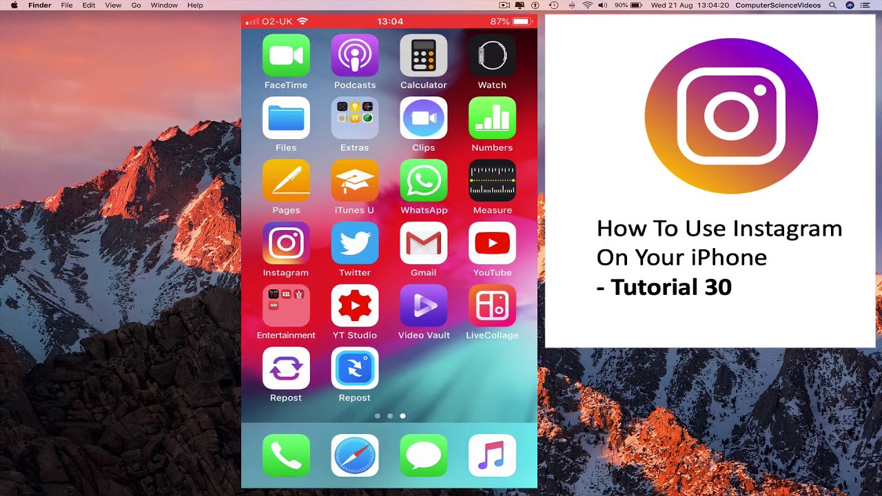 How to USE Instagram on iPhone - Download an IG Story On Instagram ...