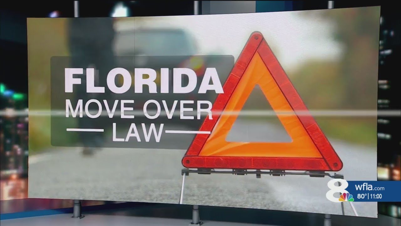 Florida bolsters Move Over Law to prevent roadside crashes - YouTube