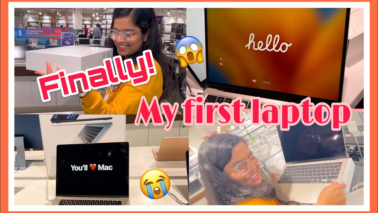 Bought my FIRST LAPTOP!!!😱🥰🥰 #youtube #viral #macbook - YouTube
