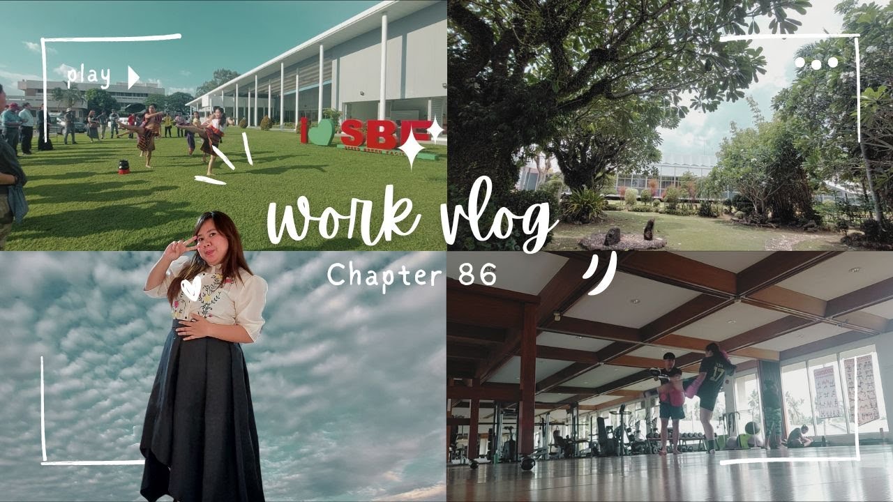 Work vlog: PICC tour, Filipiniana-hunting, muay thai, dance practice ...