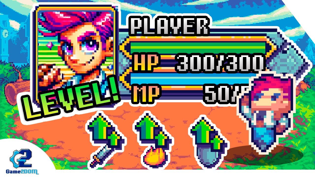 RPG Action EXP. System vol 1.2 for GDevelop | Testing (Updated) - YouTube