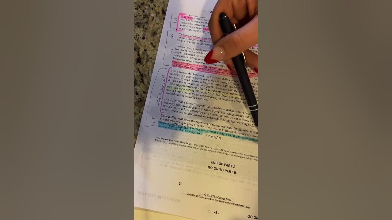 AP Lang annotations - YouTube