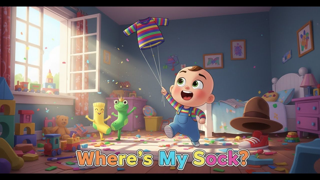 The Socks Song | Where Are My Socks?🧦 Funny Kids Song - YouTube