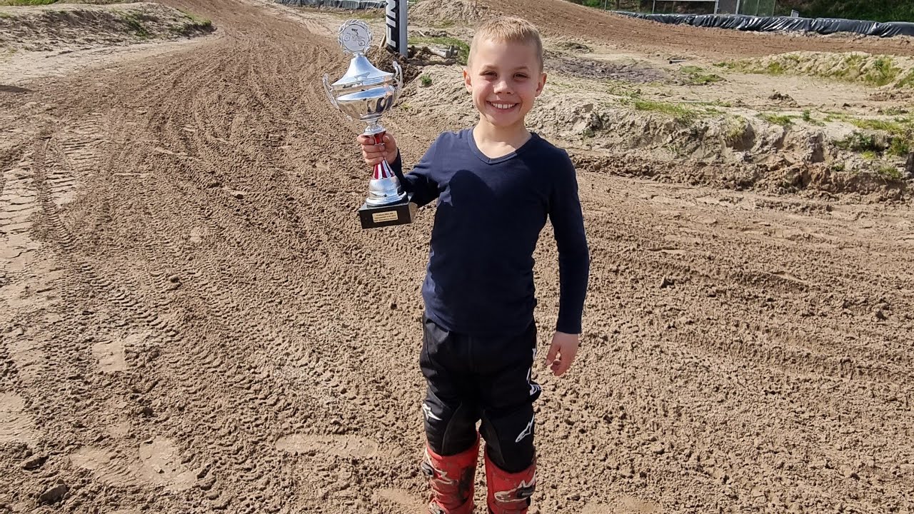 P1 🥇🥳 Emmen cup 2024 65cc | @motodrome Emmen | #10 Sam Brouwer | - YouTube