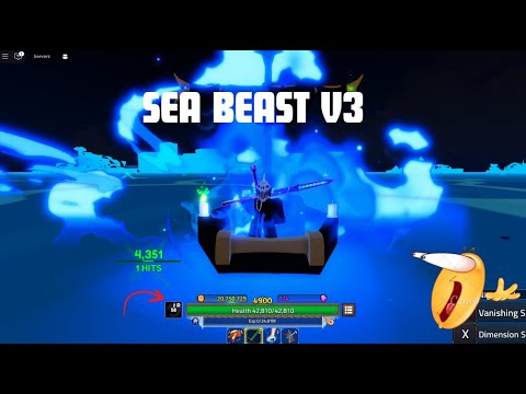 How to get sea beast race v3 | king legacy update 8 - YouTube
