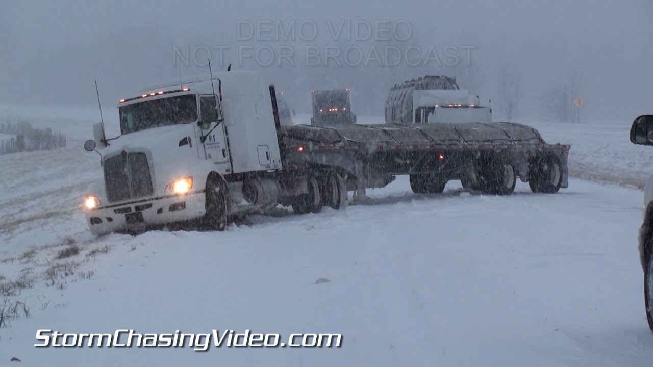 3/4/2015 IL and KY Snow Storm Causes Crashes Everywhere B-Roll - YouTube