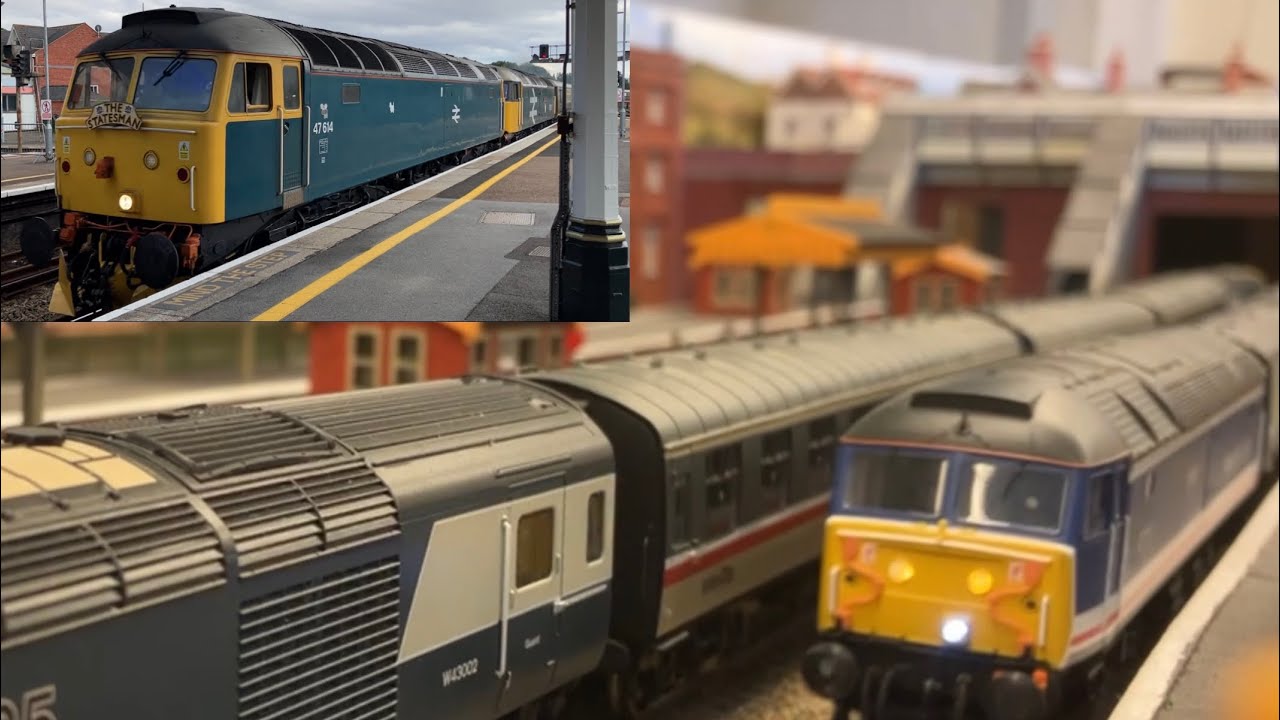 Model Railway #1 | Class 47 with real sound - YouTube