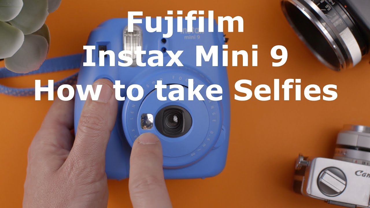 How to take selfies with Fujifilm Instax Mini 9 - YouTube