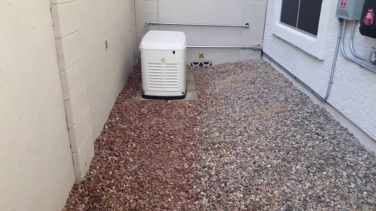 20kw Generac stand-by generator installed by Joe - YouTube