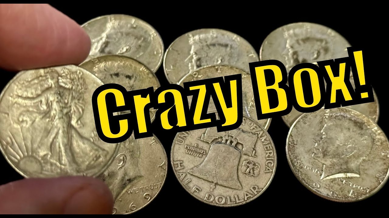 Crazy Box Of Old Silver Coins! - YouTube