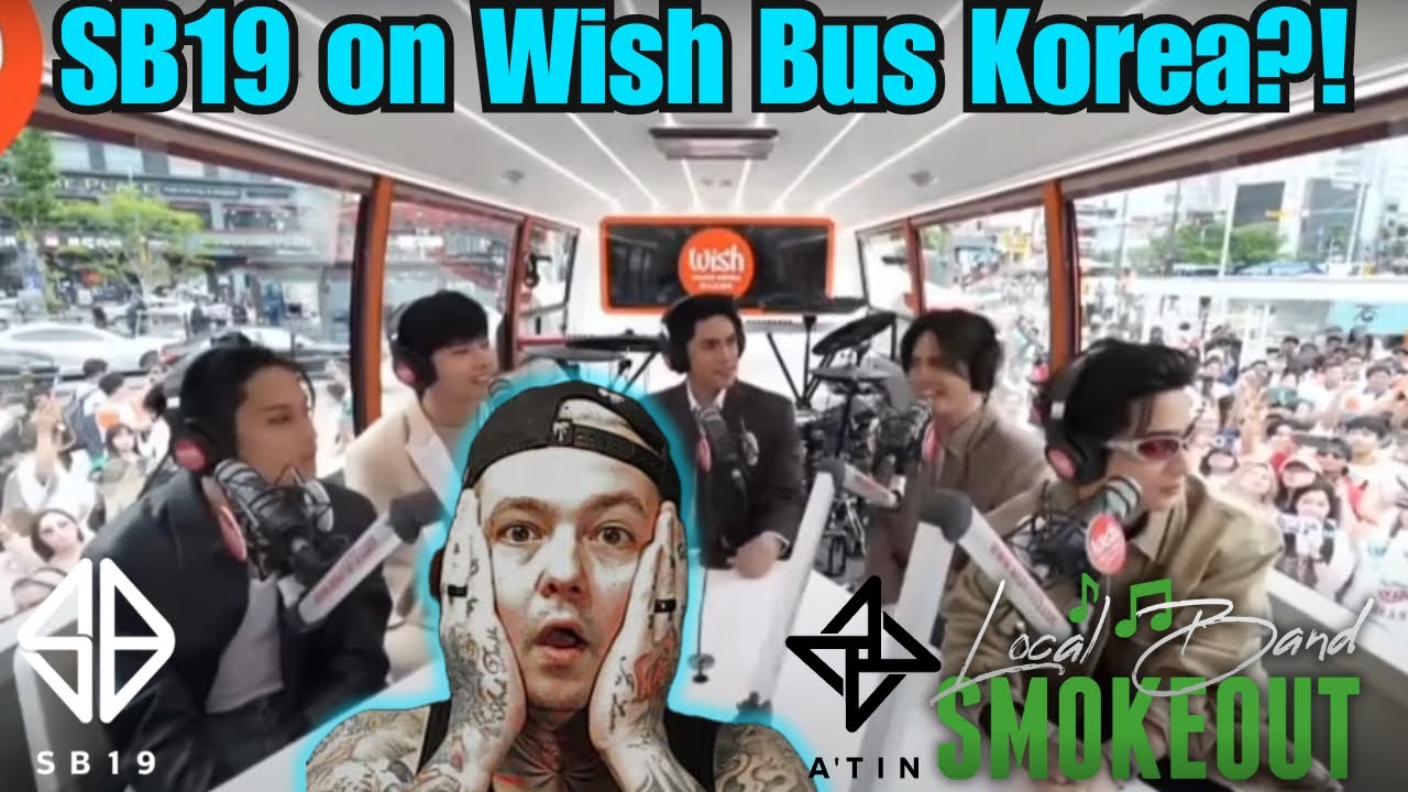 SB19 Wish Bus South Korea ( Reaction / Review ) MOOONLIGHT & READY LIVE ...