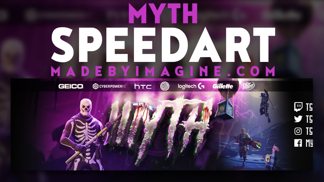 [Old] Myth – Fortnite Banner Speedart | Made by Imagine - YouTube
