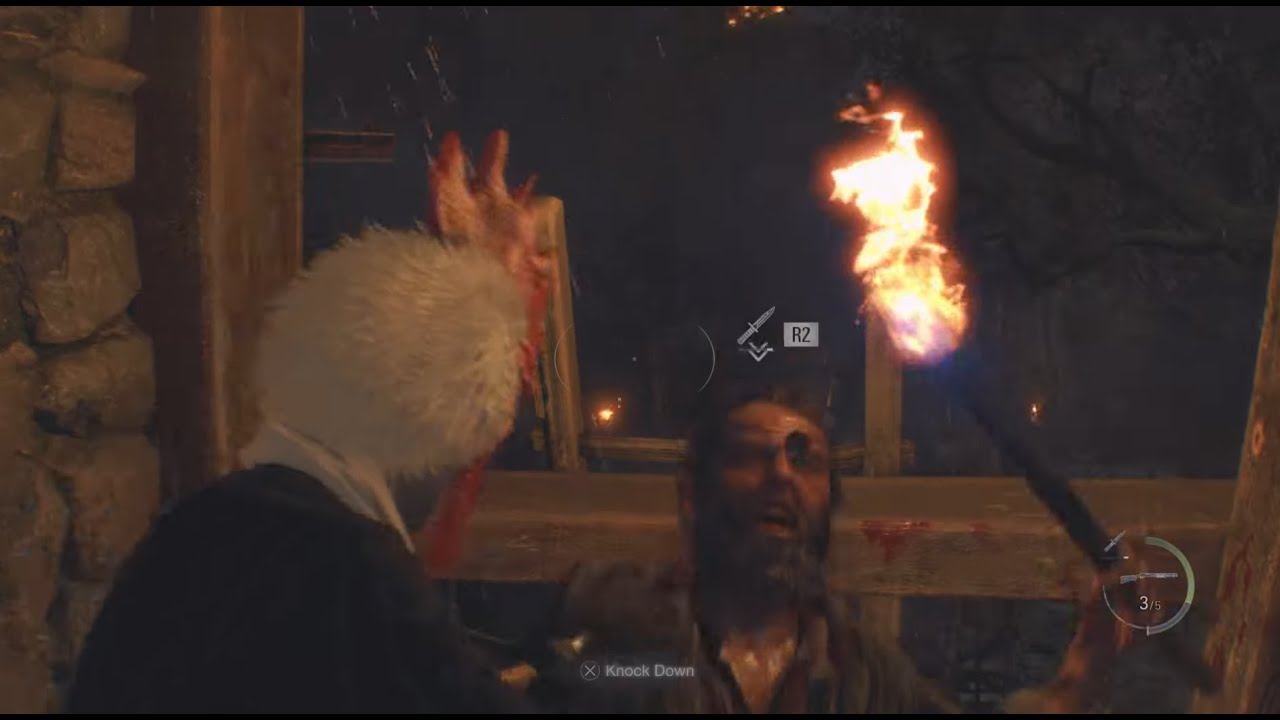 Resident Evil 4 - Chicken Hat Leon Survives The Villa Assault - YouTube