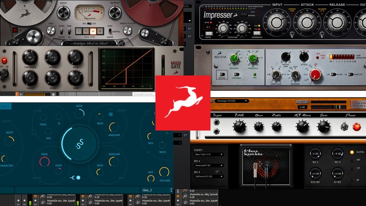 Antelope Audio Synergy Core Realtime Exclusive Plugins - YouTube