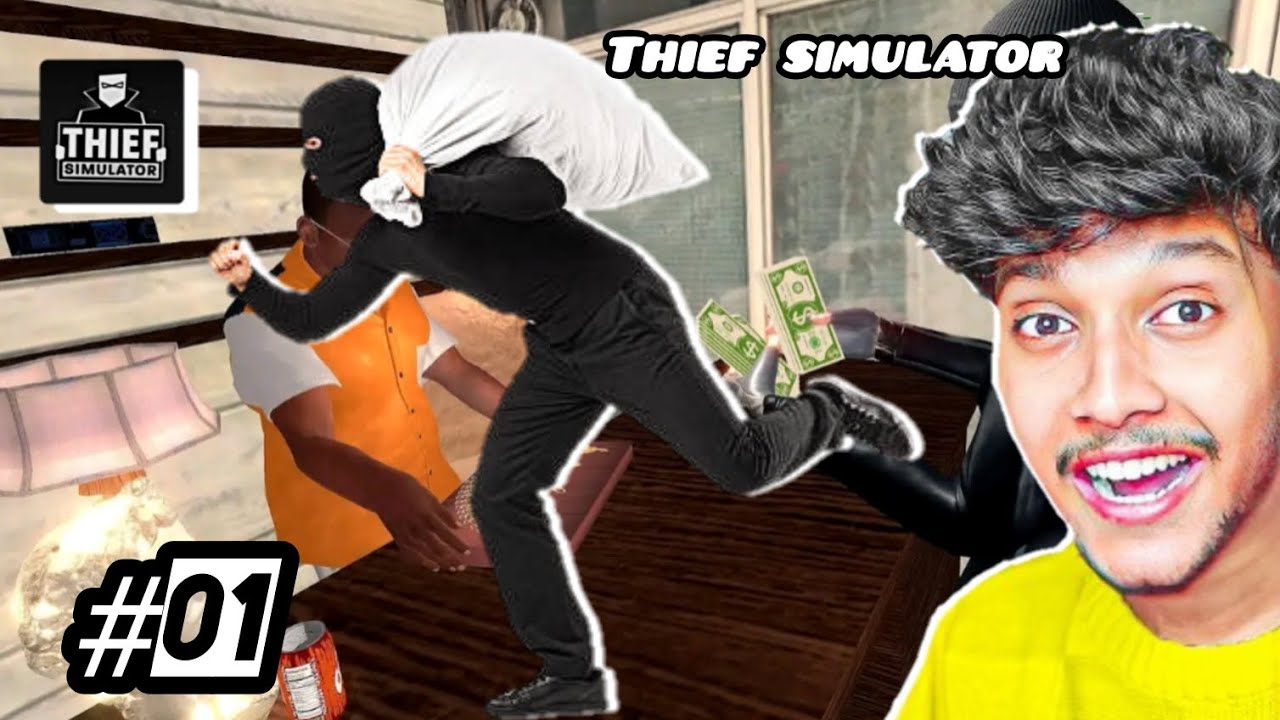 i play thief simulator ️🥰 bank robbery#01 - YouTube