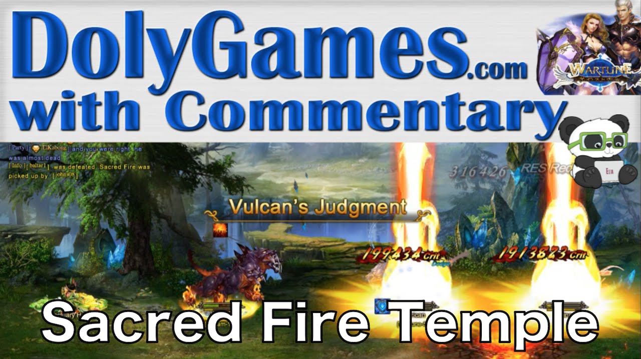 Wartune Gameplay - Sacred Fire Temple Fights vs. Azrican - YouTube
