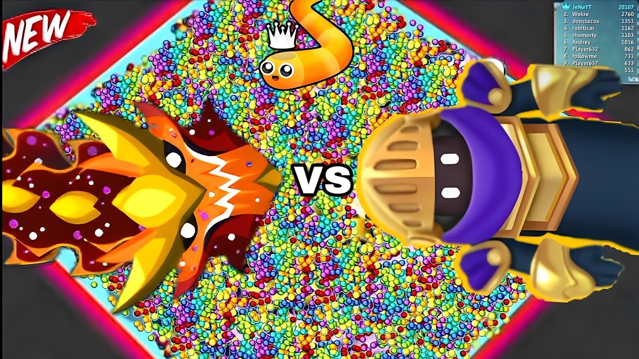 Eternal Lux Boss Vs Golden Knight Bean Boss! Snake. Io - YouTube