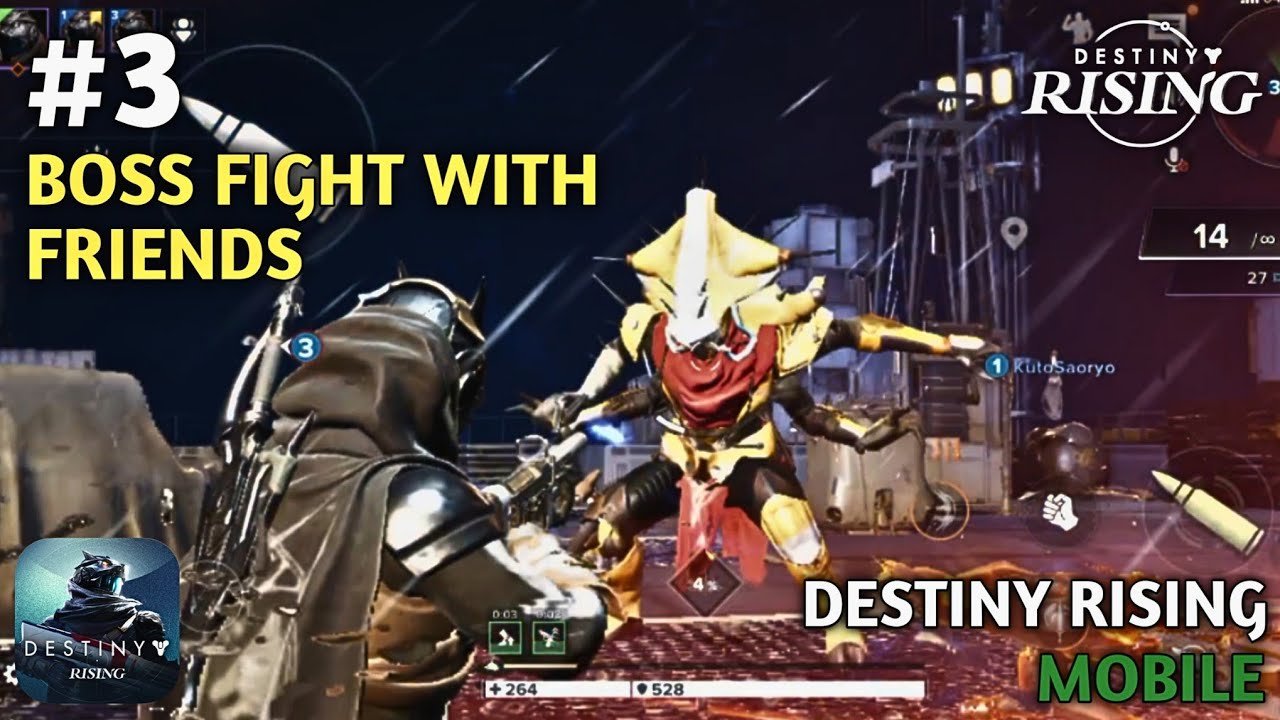 Destiny Rising Gameplay - Boss Fight With Friends | Part-3 - YouTube