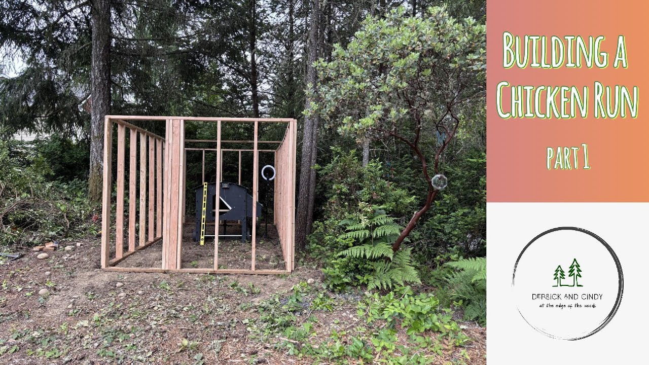 Building the chicken run part 1 - YouTube