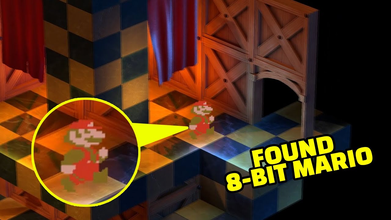 8-Bit Mario Easter egg & Secret in super Mario RPG Remake (2023) - YouTube