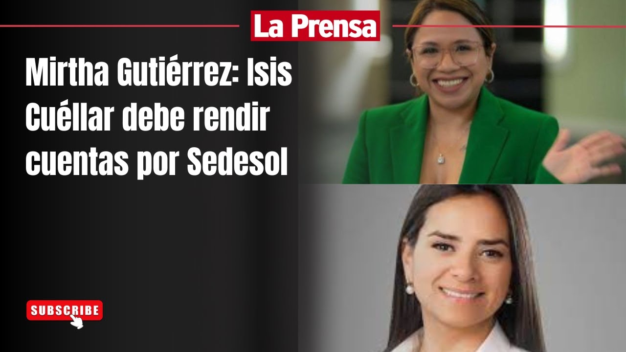 Mirtha Gutiérrez: Isis Cuéllar debe rendir cuentas por Sedesol - YouTube