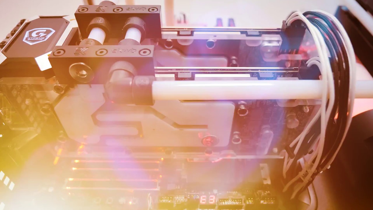 Custom loop PC build - ThermalTake CORE P5 - YouTube