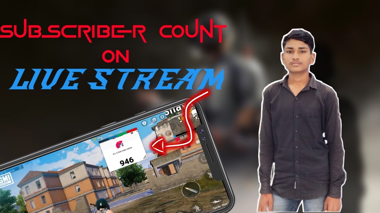 How to add subscriber count in live stream #livestream #turnip # ...