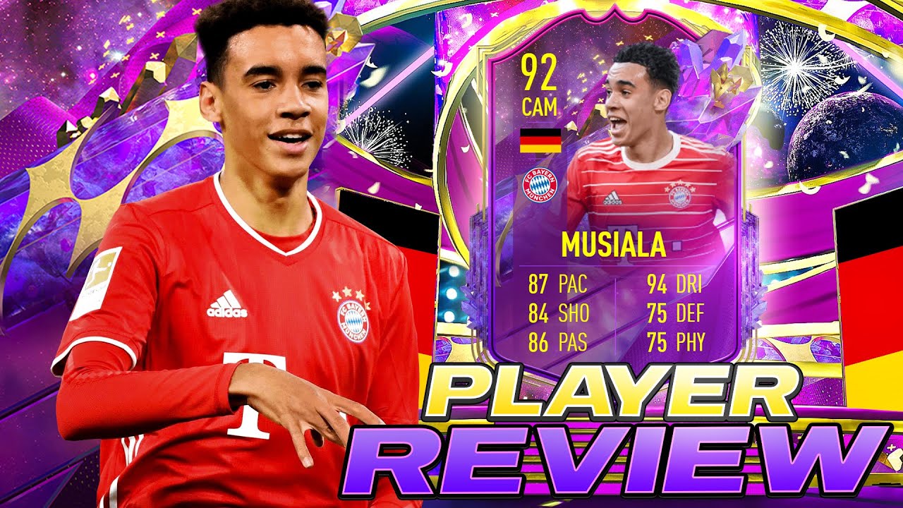 WORTH THE COINS?! 👀92 FUTURE STARS JAMAL MUSIALA PLAYER REVIEW - FIFA ...