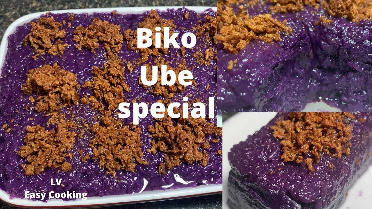 Pang Business Idea: Biko Ube Special Recipe - YouTube