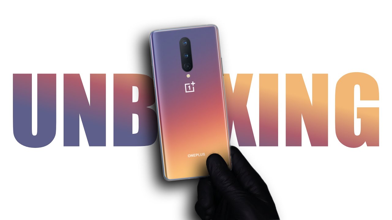 OnePlus 8 5G Interstellar Glow - ASMR Unboxing - YouTube