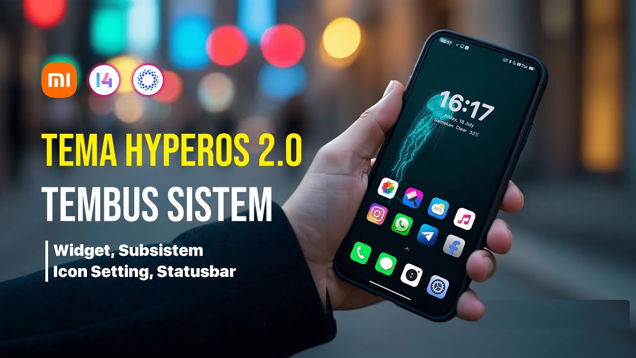 Tema HyperOS 2.0 Dark Estetik Tembus Sampai Sistem Keren! - YouTube