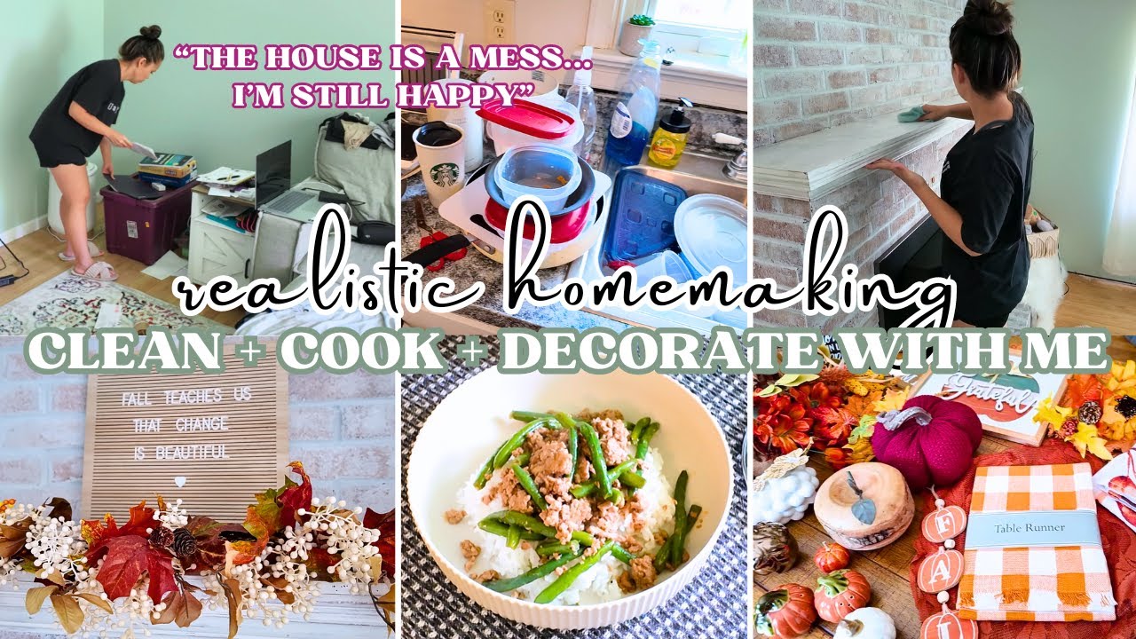 REALISTIC DAY OF HOMEMAKING 😊 HOMEMAKER MOTIVATION 2024 - YouTube