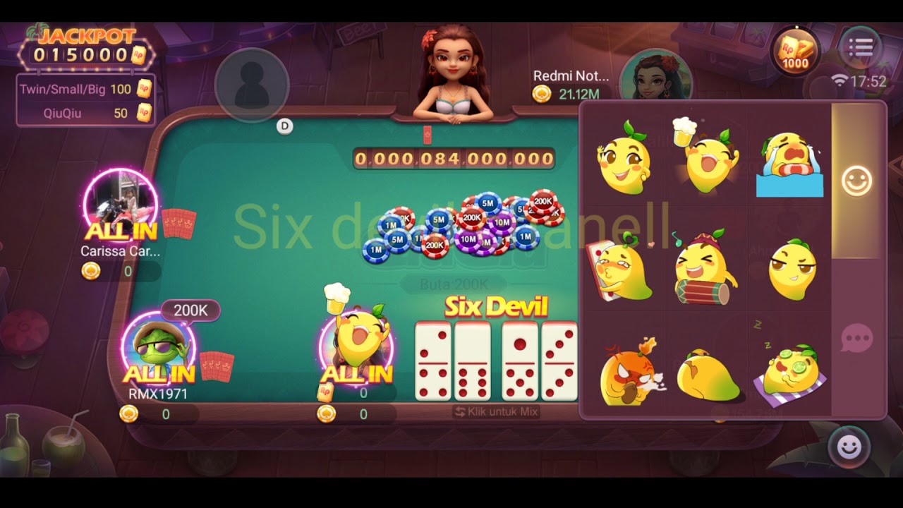 Trik Bermain Qiu Qiu Higgs Domino island Big Card | Small Card | Six ...