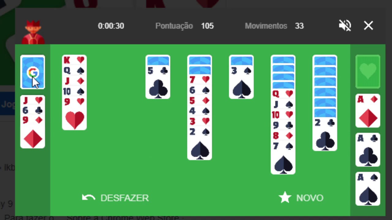 Google Solitaire - 1m 01s - YouTube