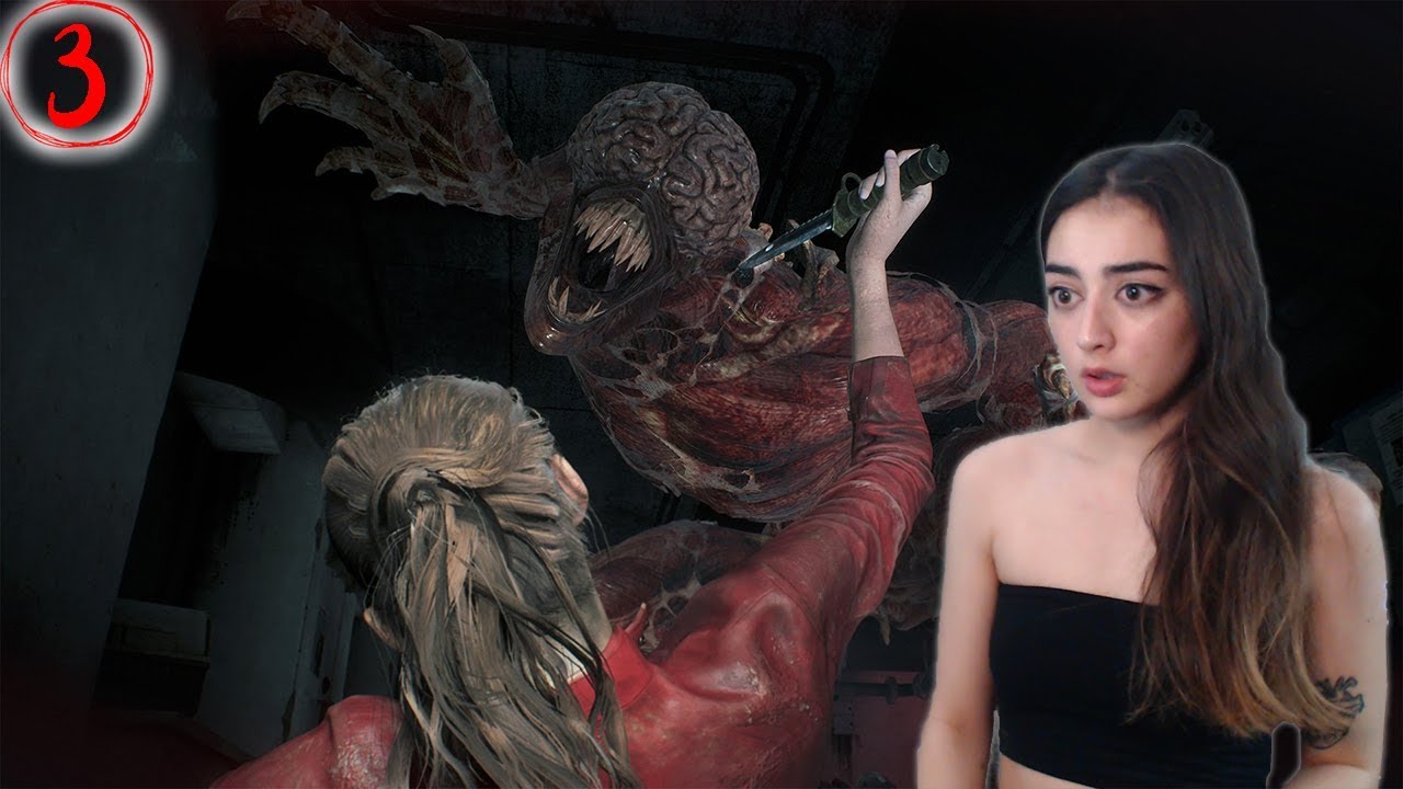 First Time Meeting A Licker! / Resident Evil 2 Remake: Claire A / Part ...