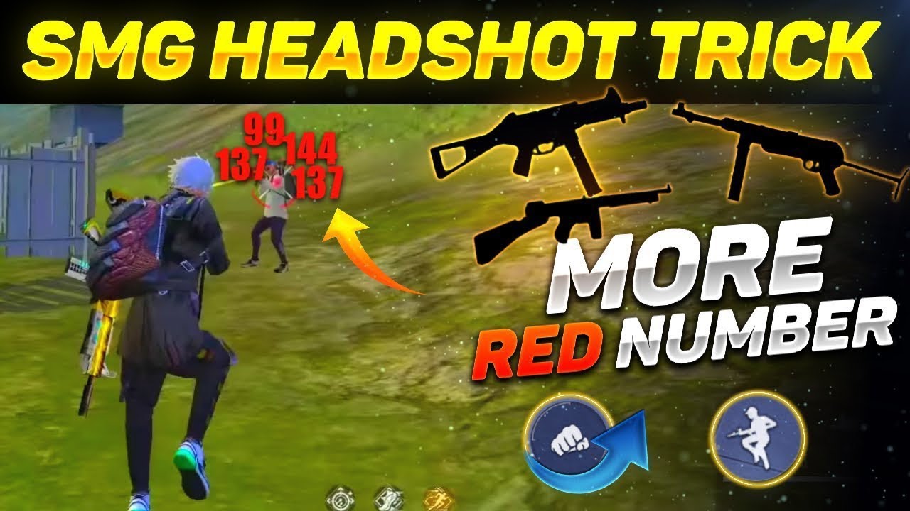 How to do headshot ☠️ with smg guns in free fire 🔥|| how to better a smg gun || best tips for ...