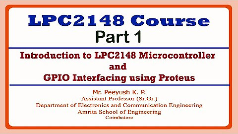 LPC2148 Course - YouTube