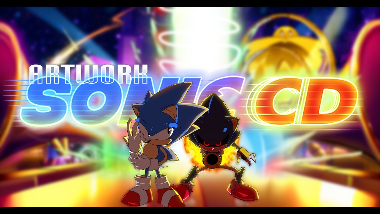 Sonic vs. Metal Sonic Fanart - Sonic CD Artwork by Rafa's Hit Mix - YouTube