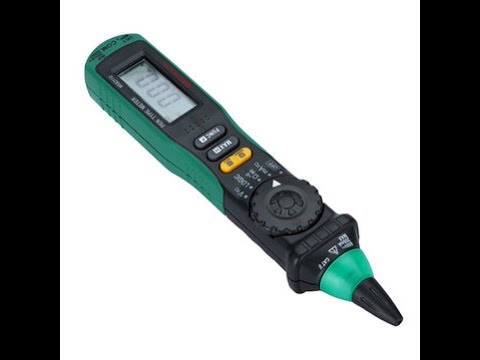 Mastech MS8211D pen type digital multimeter - YouTube