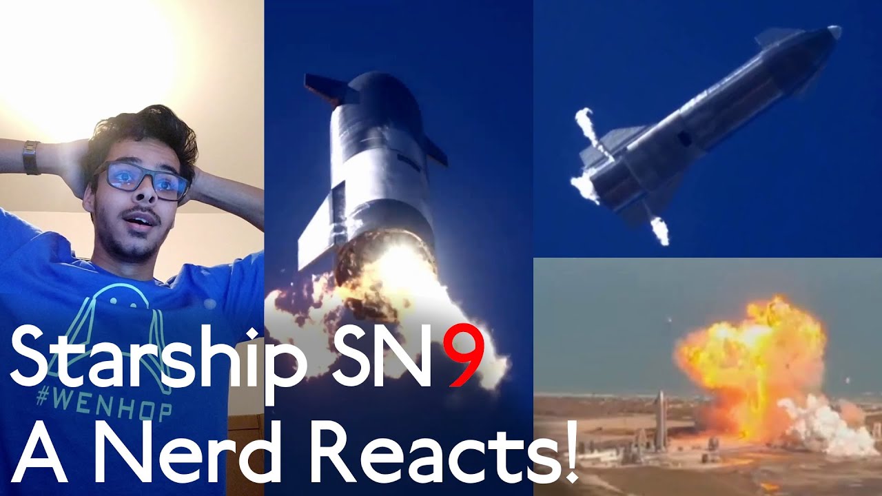 A Rocket Nerd Reacts to SpaceX Starship SN9's 10km Test Flight! - YouTube