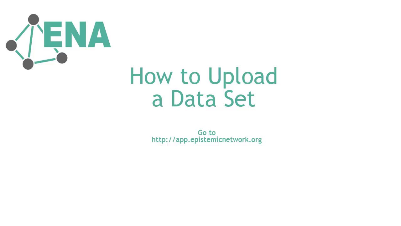 How to Upload a Data Set on the ENA Webtool - YouTube