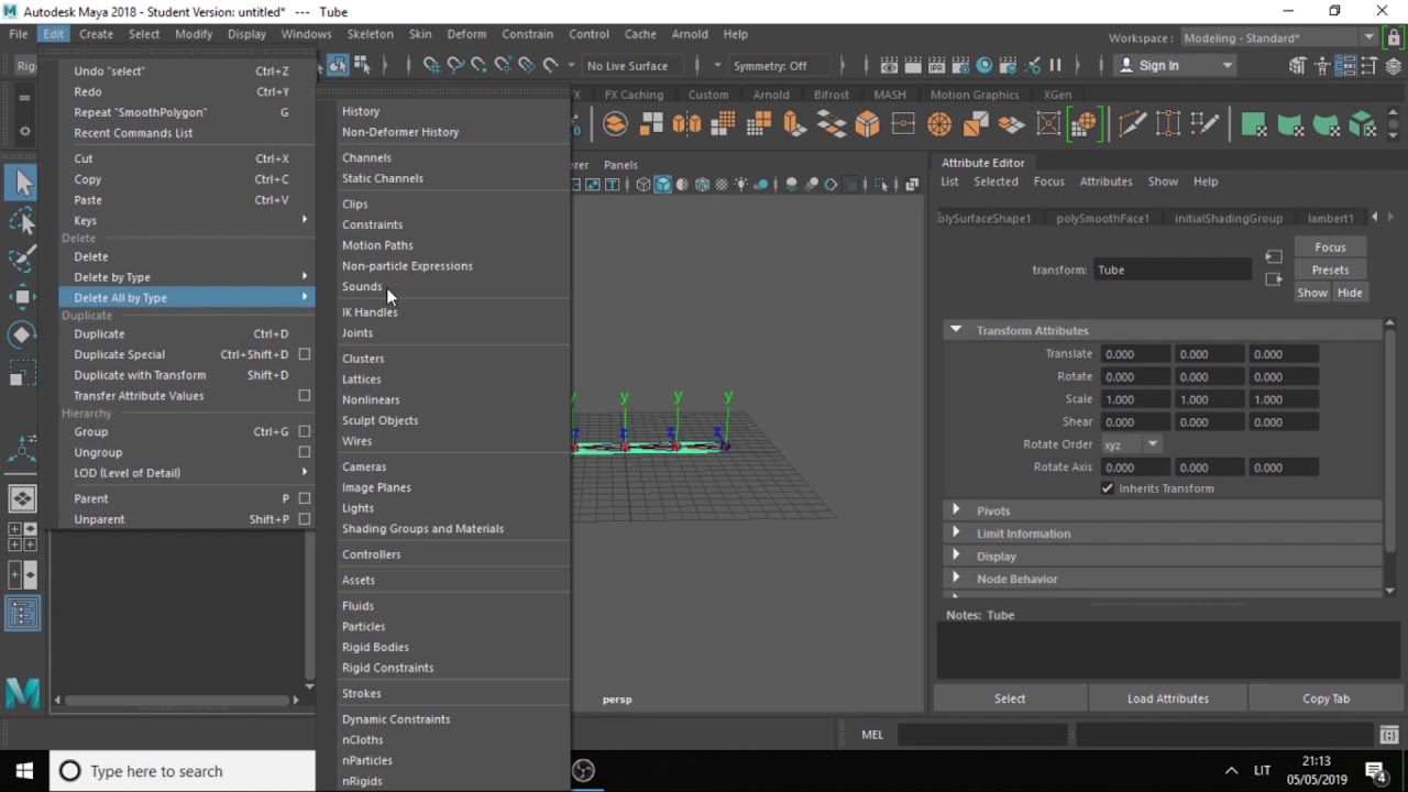 ikHandle Spline and Joints | Autodesk Maya - YouTube