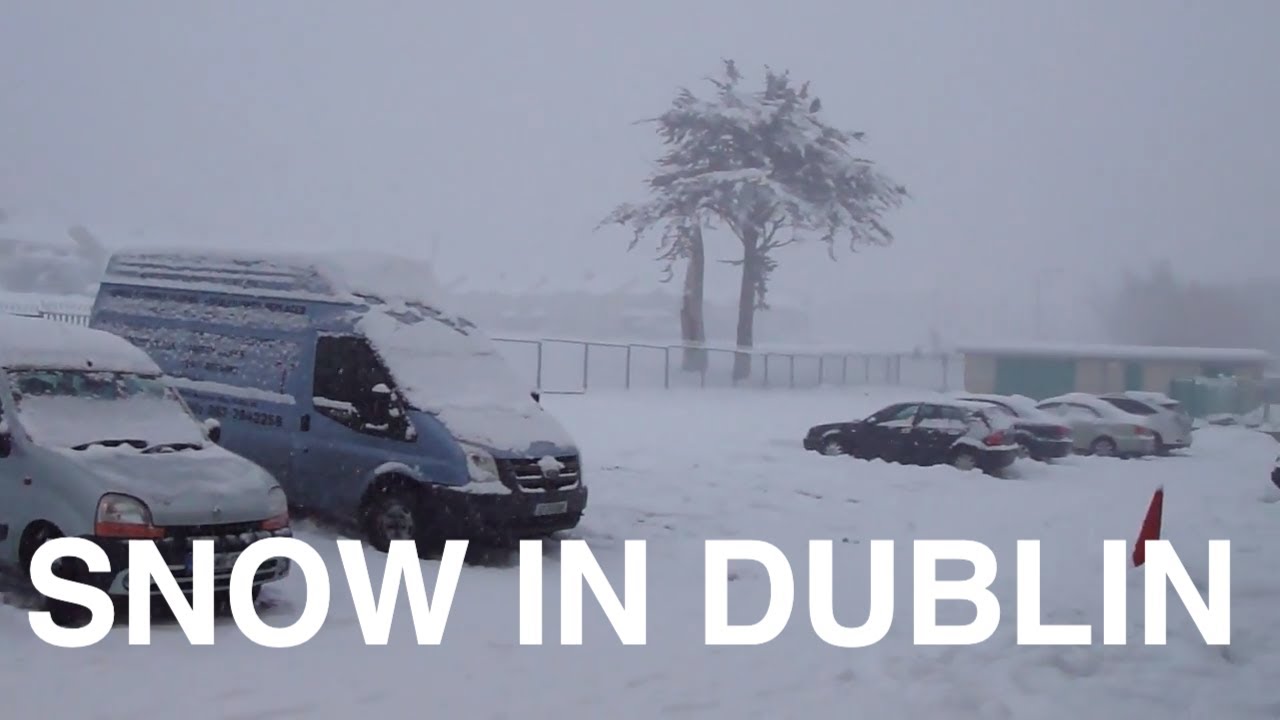 Heavy Snow Fall in Dublin 2010, Ireland - YouTube