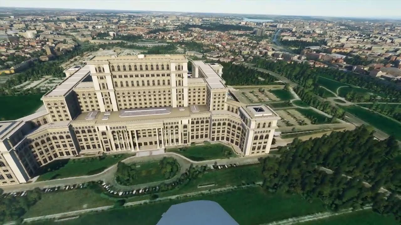 Bucharest (Romania) in Microsoft Flight Simulator 2020 - YouTube