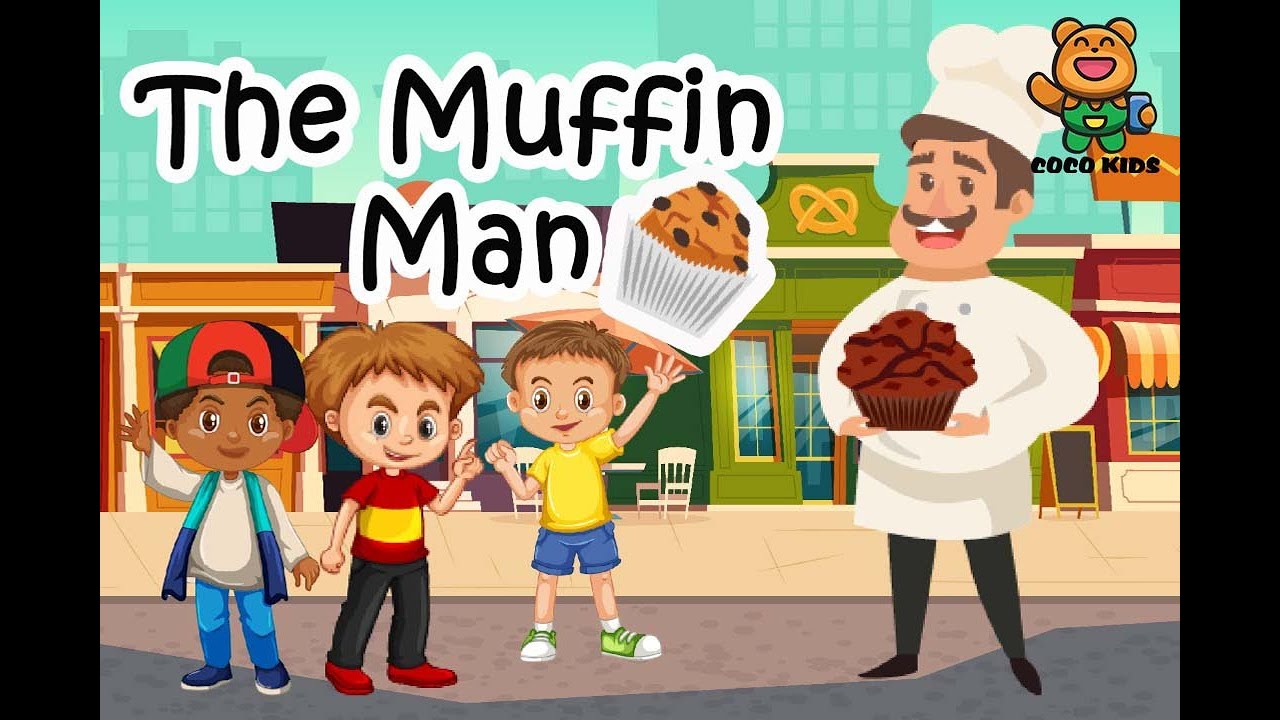 The Muffin Man | Nursery Rhymes for kids in English | Best Kids Songs ...