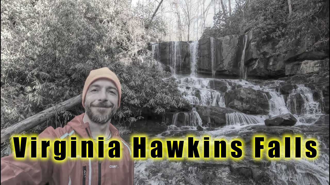 How to find Virginia Hawkins Falls from Horsepasture Road - YouTube