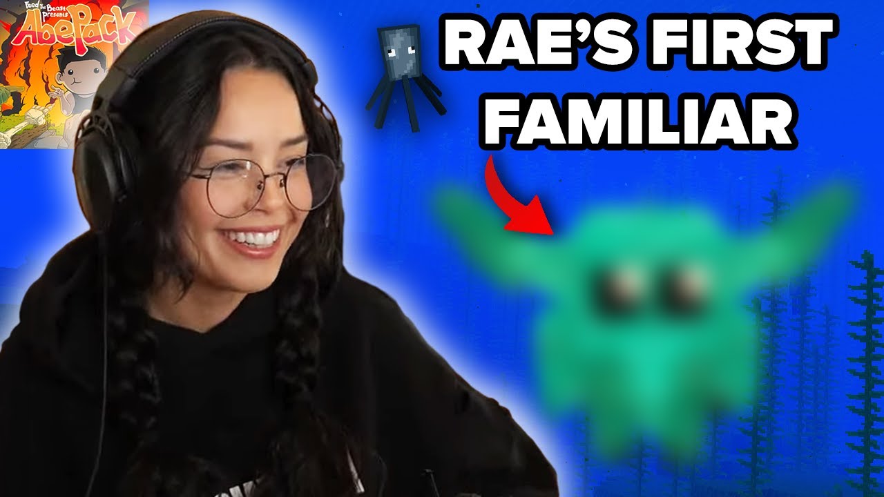 Rae gets her very first familiar!! | Valkyrae Minecraft Abepack ...