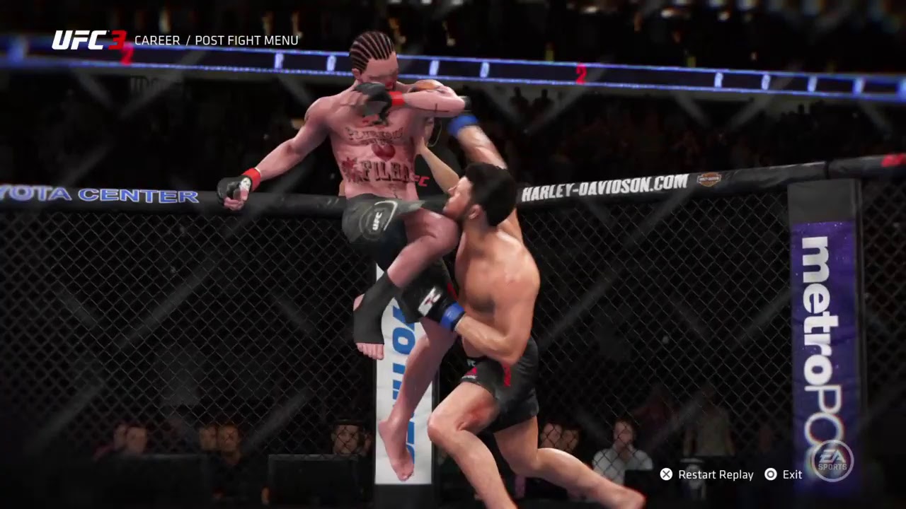 UFC 3-my face scan from FIFA_in 2K is to hard - YouTube